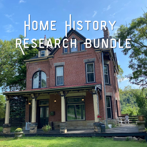 Home History Research Bundle - GetLostPGH